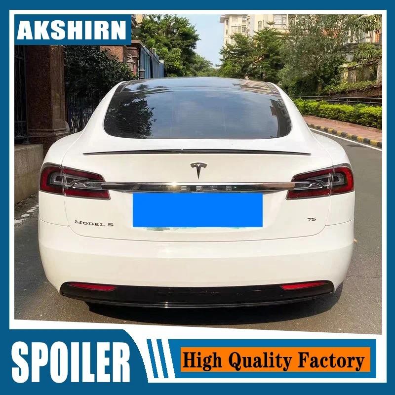For Tesla model S 2012- 2020 MODEL-S special model spoiler ABS material ...