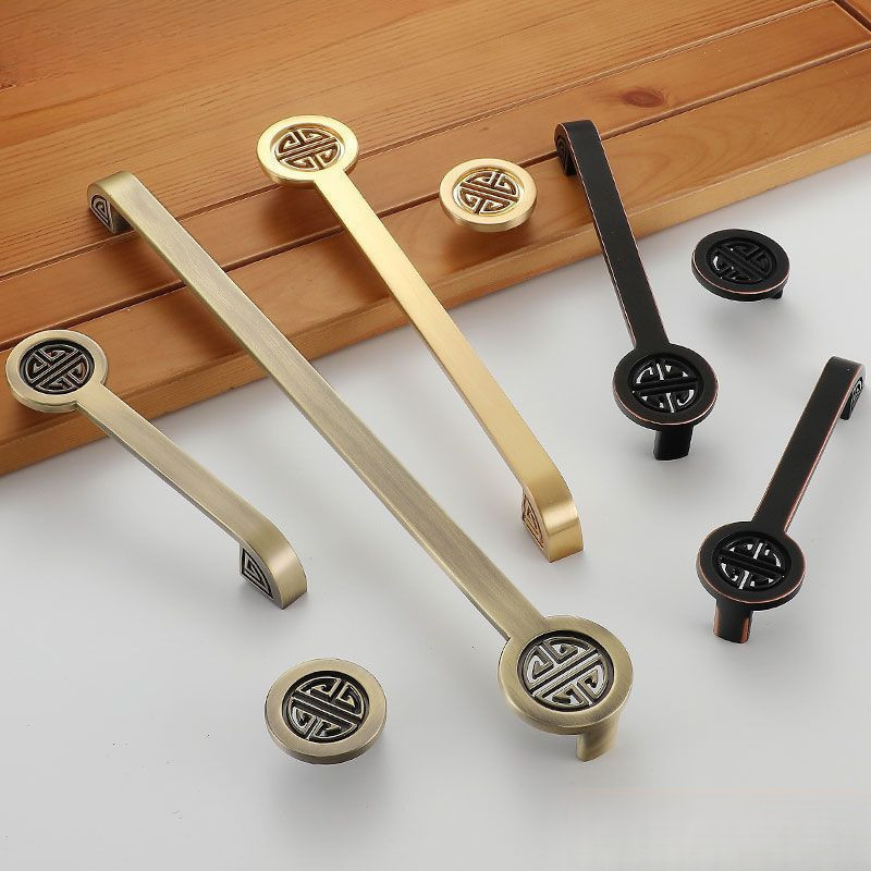 New Chinese Antique Wardrobe Handle Antique Gold Cabinet Handles Drawer ...