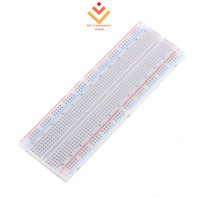 New Solderless MB-102 Breadboard Protoboard 830 Tie Points 2 buses Test ...