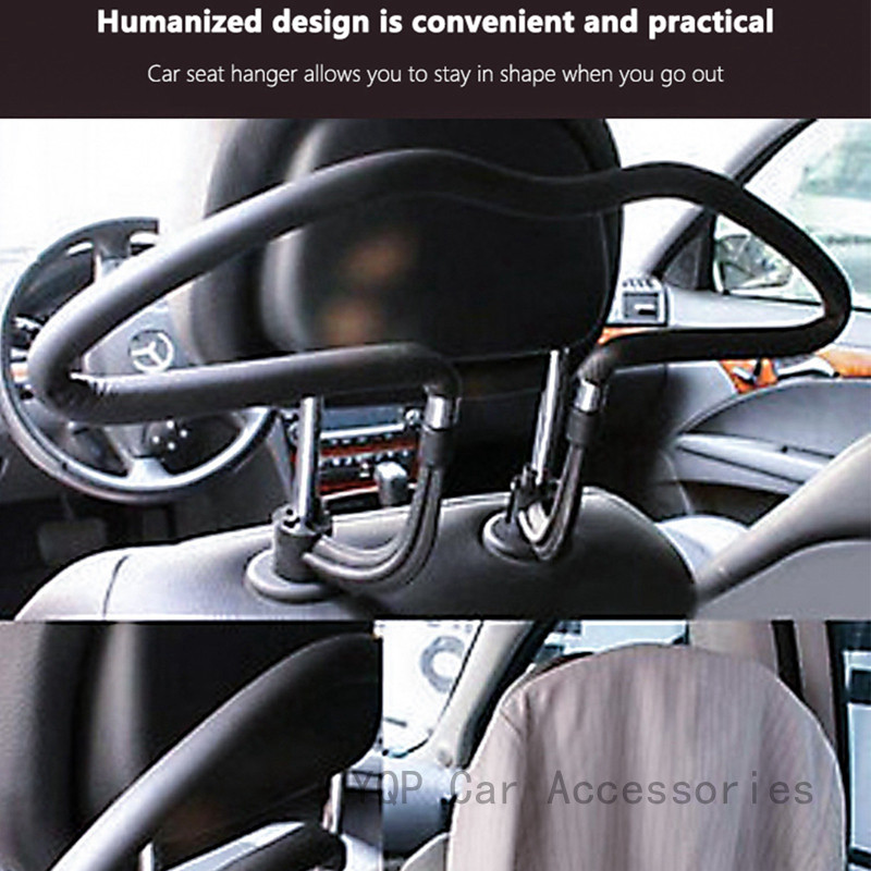 Stainless Steel Car Clothes Hanger Clothes Drying Rod Car Rear Hook ...