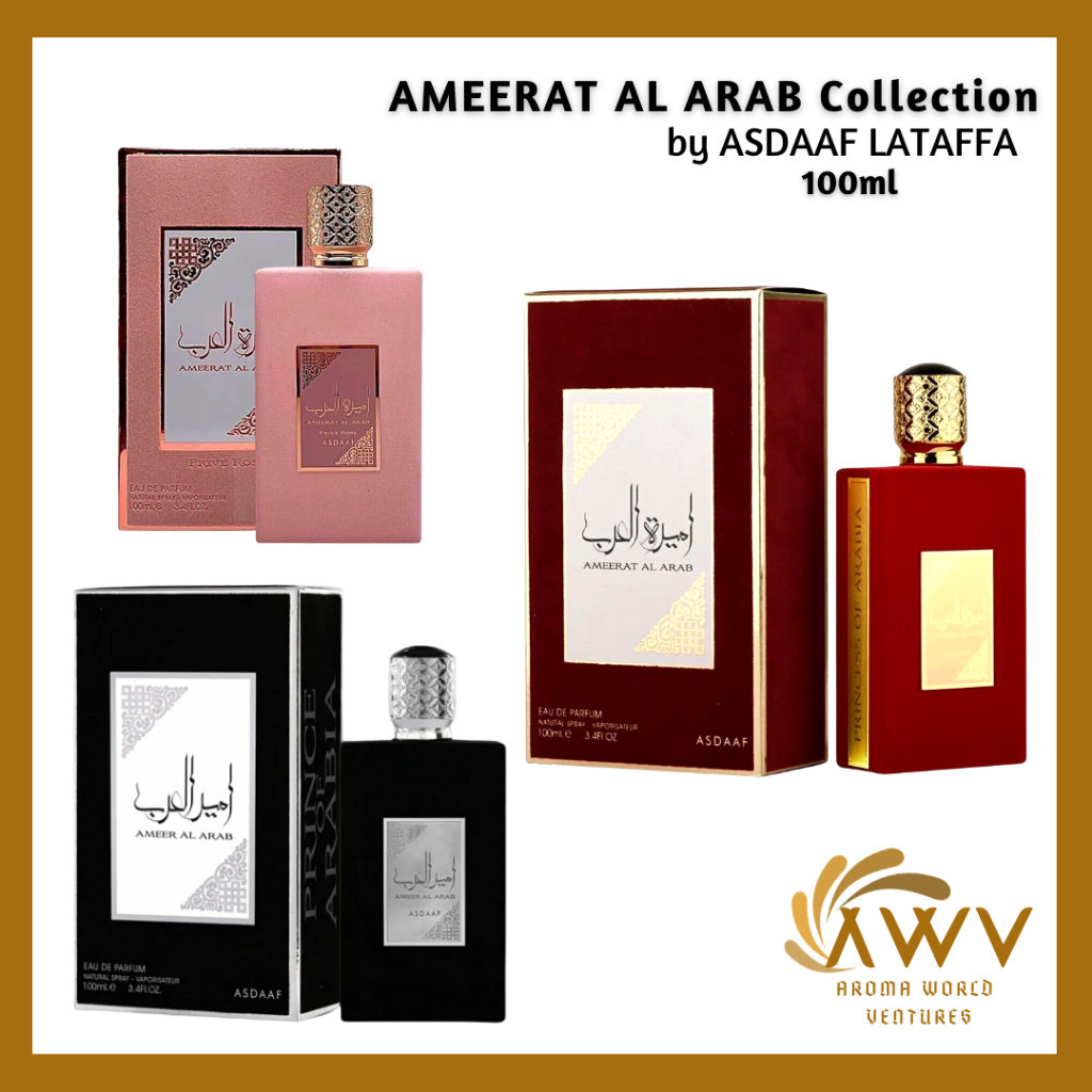 Original Arab Perfumes Collection Ameerat Al Arab by Asdaaf lattafa ...