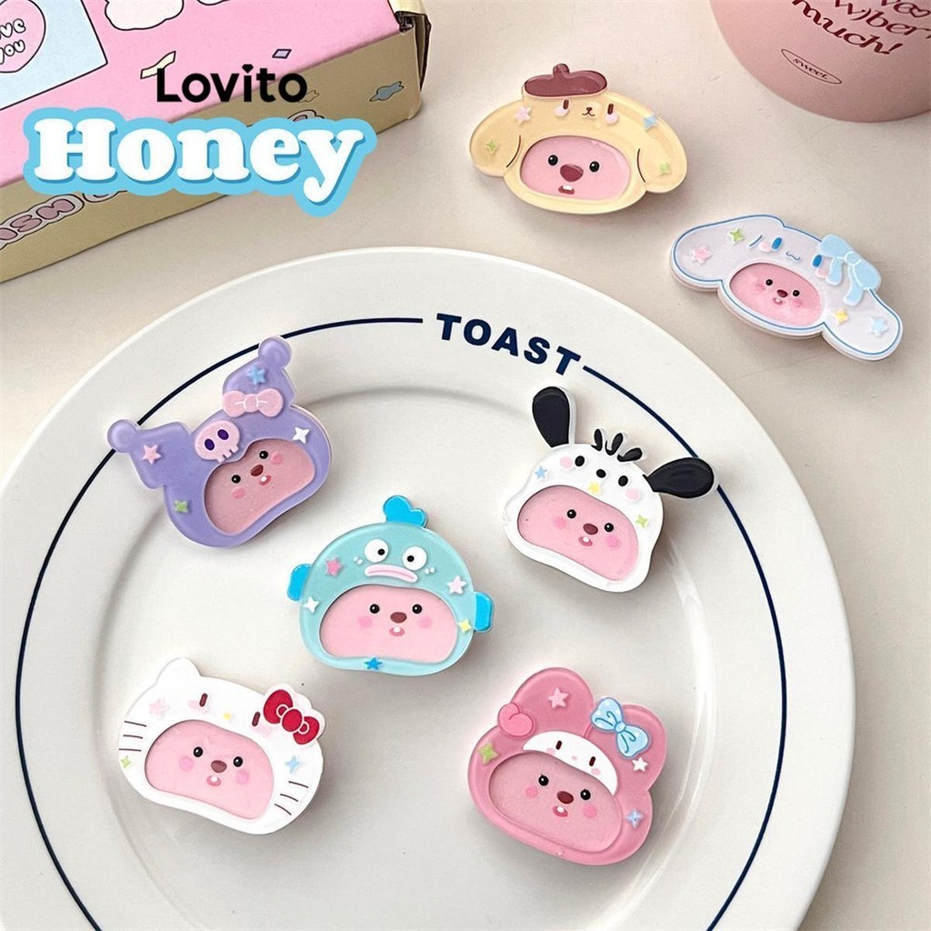 Lovito Cute Cartoon Sanrio Loopy Hair Clips for Women LFA27121 Lovito ...