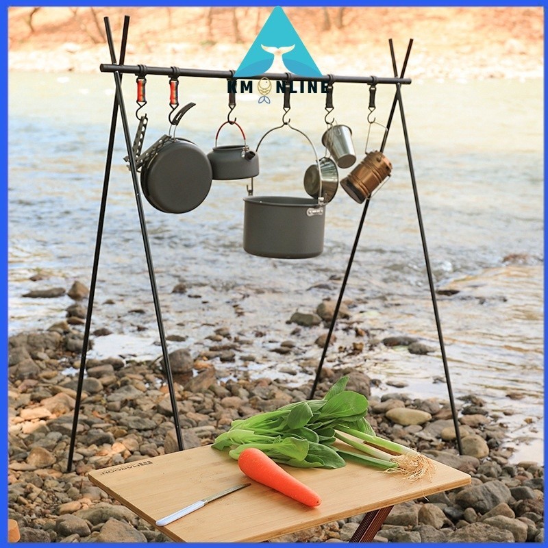 Aluminum Alloy Hanging Rack Multi Tools ChenYi Camping Triangular Rack ...