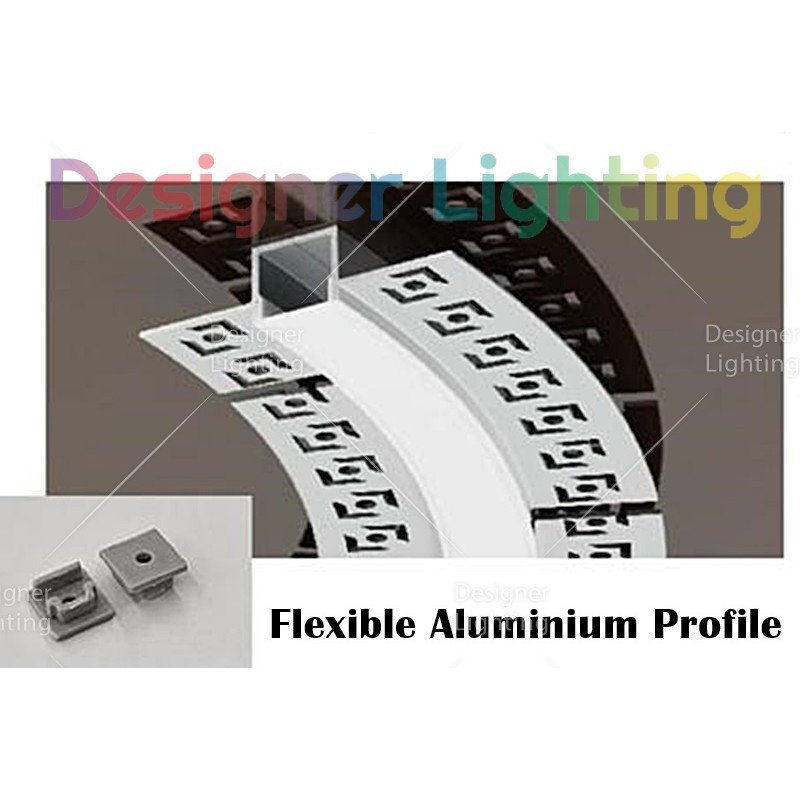 Designer Lighting [3meter] Flexible Aluminium Profile Fitting with ...