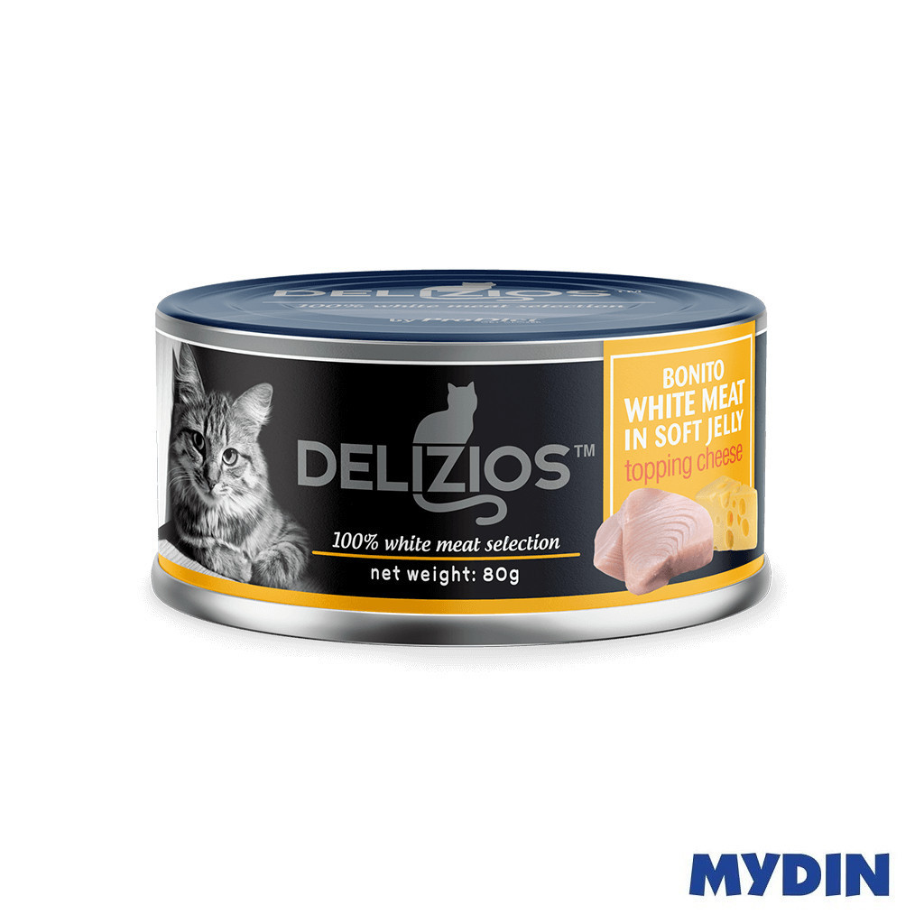 Delizios Bonito White Meat in Soft Jelly Topping Cheese (80g) | Shopee ...