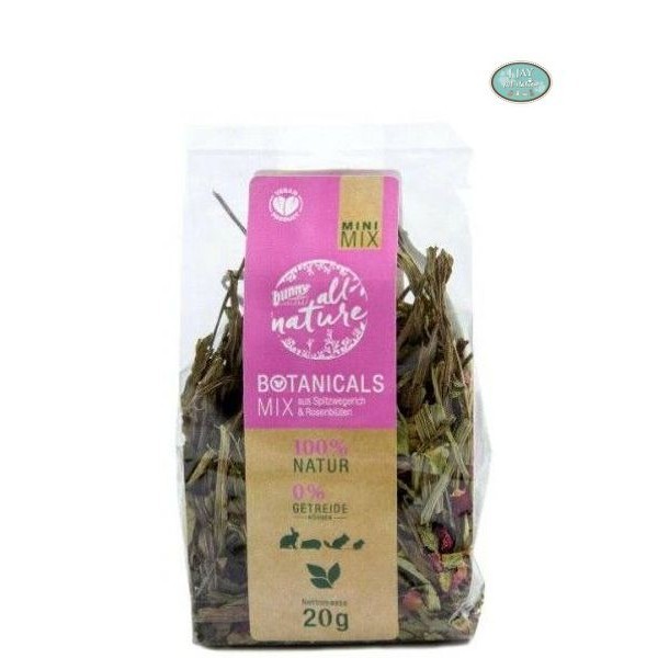 Bunny Nature Botanicals Mini Mix With Plantago Lanceolata And Rose ...