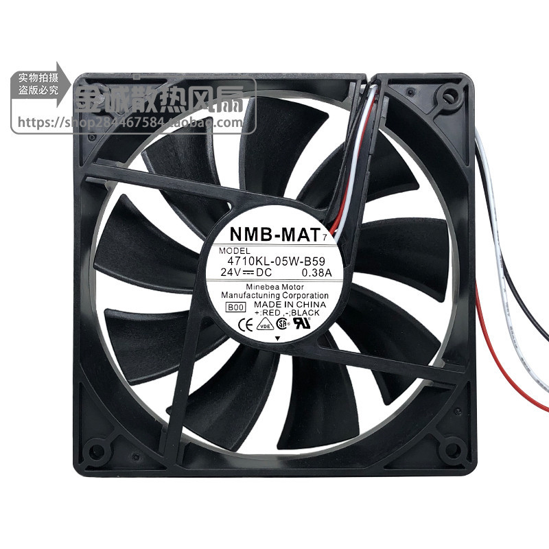 Nmb 4710KL-05W-B40/B49/B50/59 12025 24V 0.38 A 12CM Inverter Fan | Shopee Malaysia
