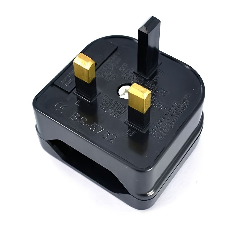 European Euro EU 2 Pin to UK 3Pin Power Socket Travel Plug Adapter ...