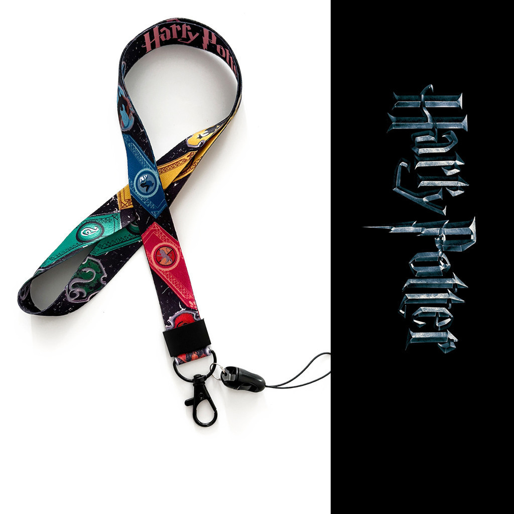 Y&P| Harry Potter Lanyard Cartoon Anti-Loss Hanging Rope ID Card Strap ...