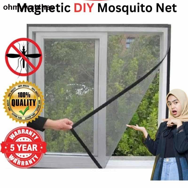 Full Set Easy Install Magnetic Mosquito Net Insect Screen Netting ...