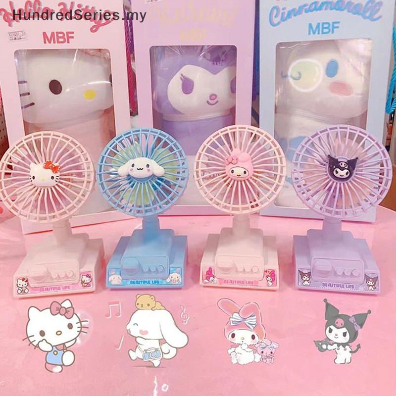 [HundredSeries] Cute Sanrio Three-speed Adjustable Desktop Electric Fan ...
