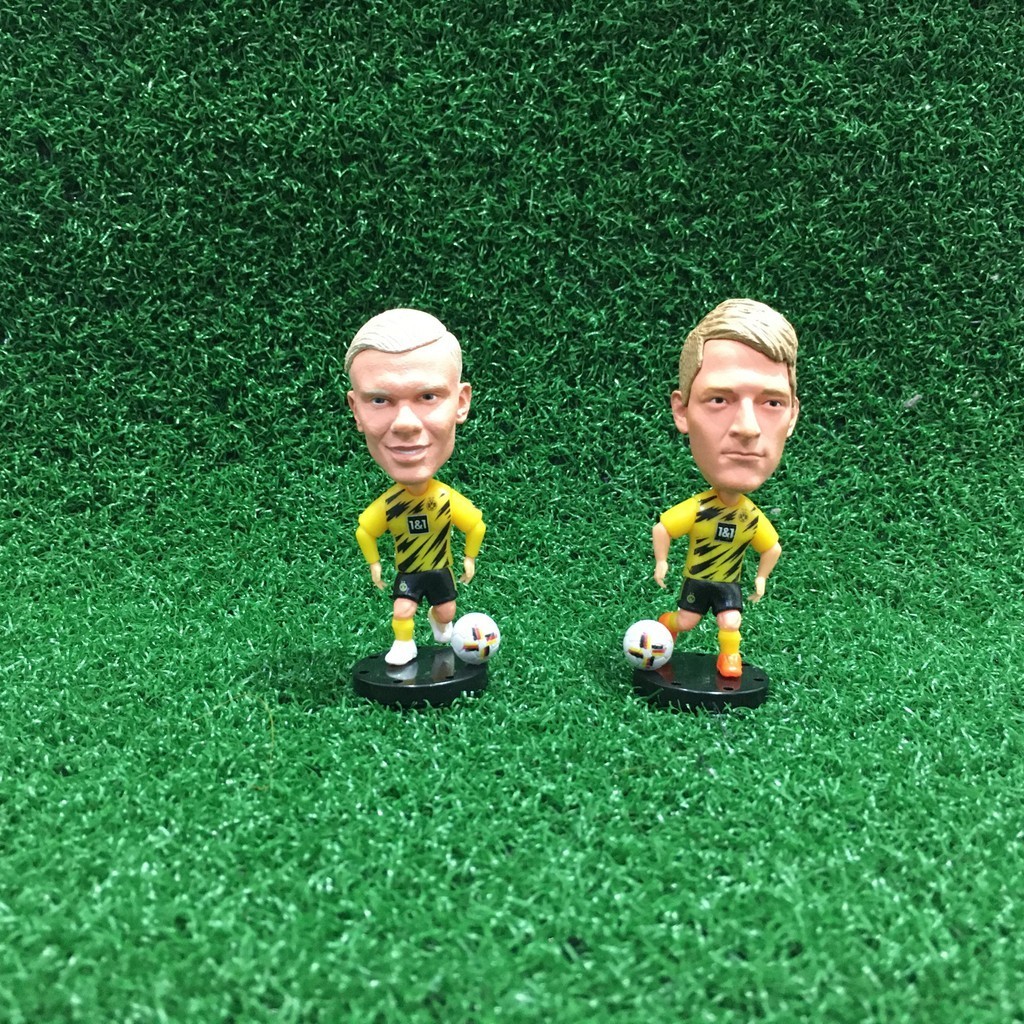 Minifigure Miniature Football Player Borussia Erling Haaland Marco Reus ...