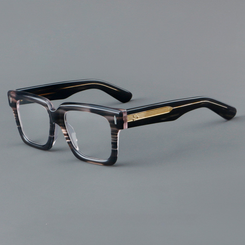 New Style Acetate Optical Glasses Frame Thick Edge Eyeglasses Men Women ...