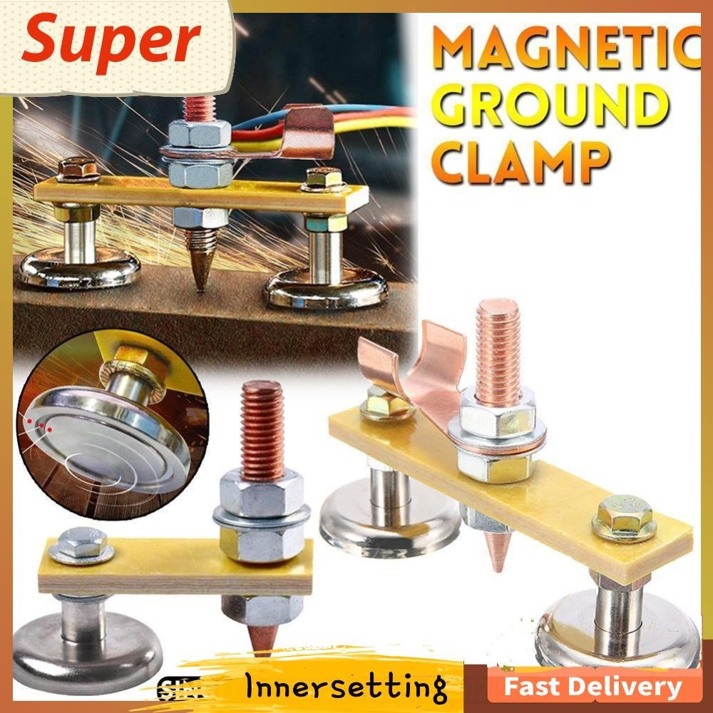 [innersetting.my] Magnetic Grounding Clamp Holder Welding Support ...
