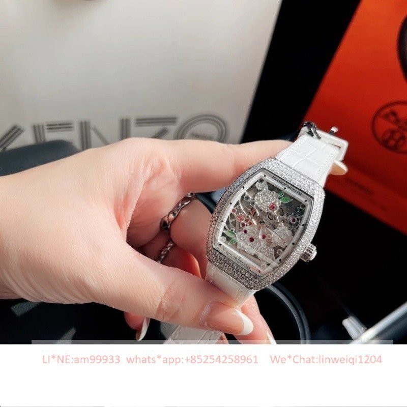 Wine Barrel Series Men Women Unisex Wrist Watch Diamond Full Diamond ...