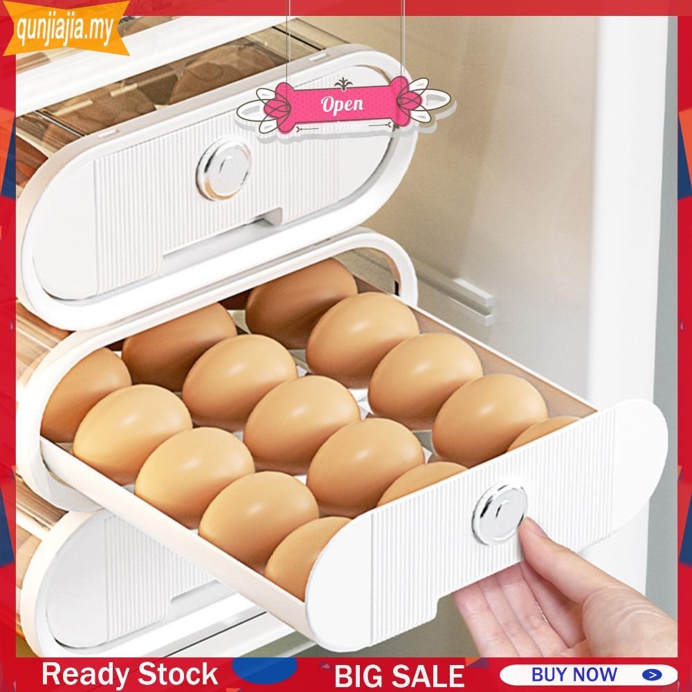 Egg Container Automatic Rolling Egg Fresh Storage Box Automatic Rolling ...