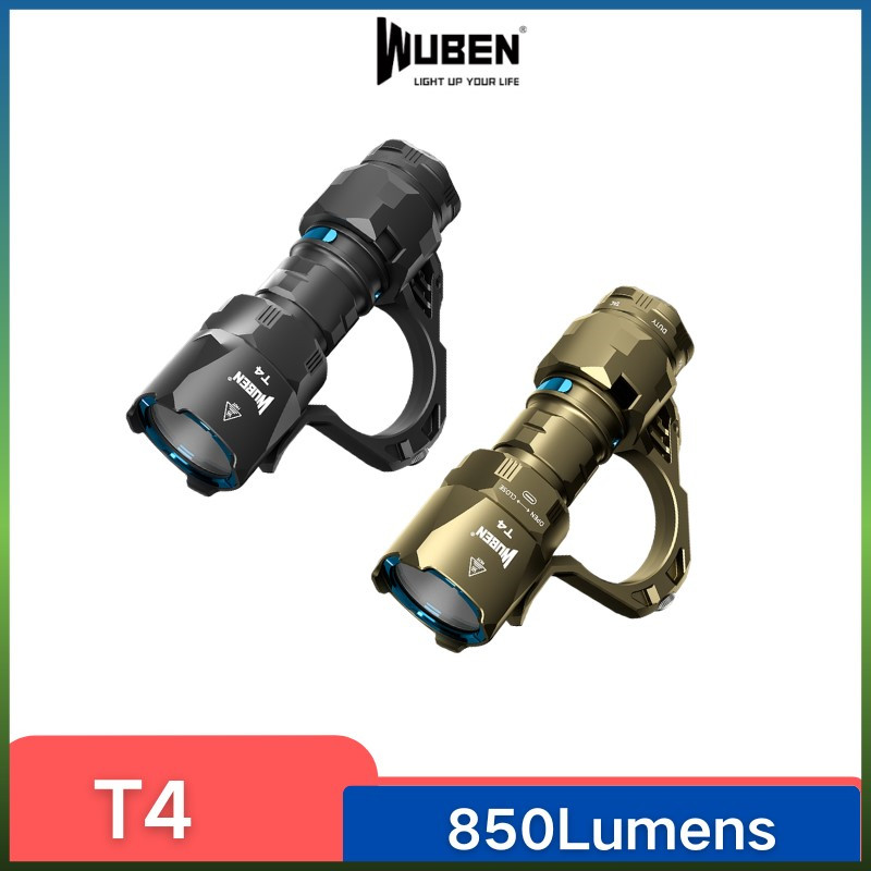 WUBEN T4 850Lumens LED Tactical Flashlight 401M Long Throw Pocket ...