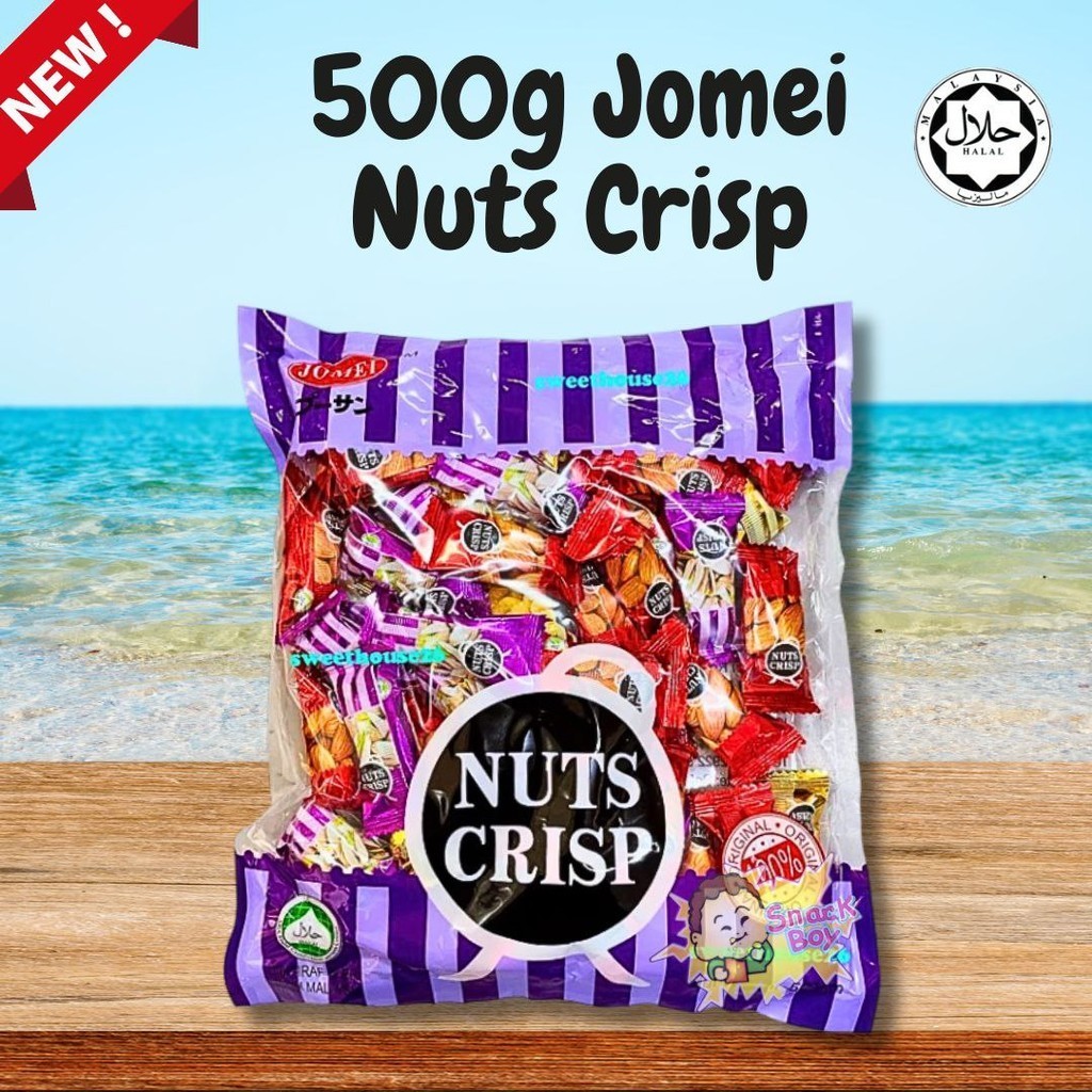 Jomei Nuts Crisp 500g / Kacang Tumbuk 500g / Peanut Candy / Nut Crisp ...