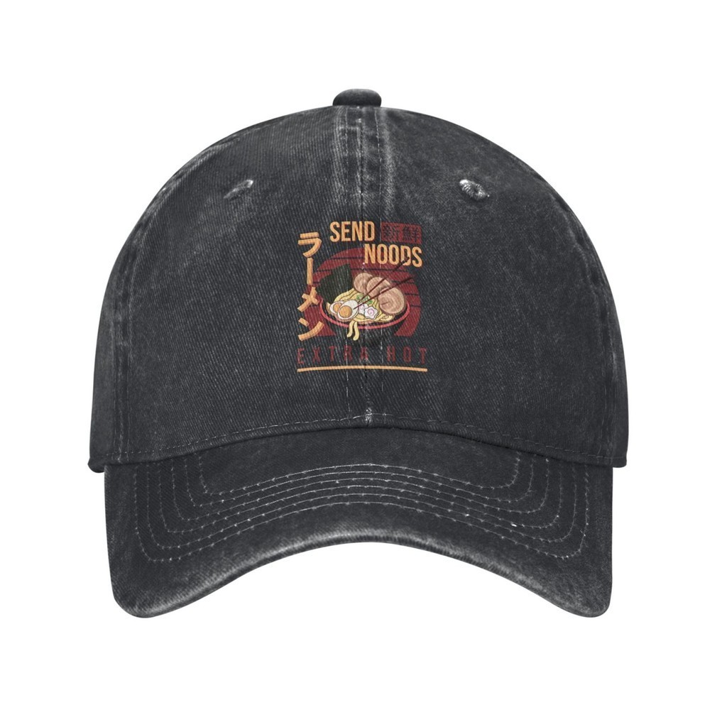 Send Noods Anime Ramen Soup Noodles Casquette Adjustable Cowboy Hat Sun ...