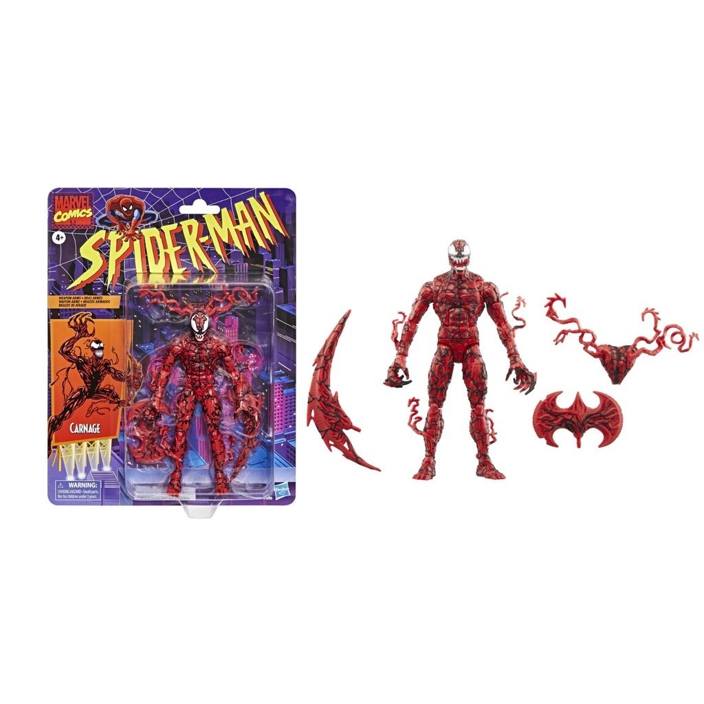 Marvel Legends Retro Carnage Spiderman Exclusive | Shopee Malaysia