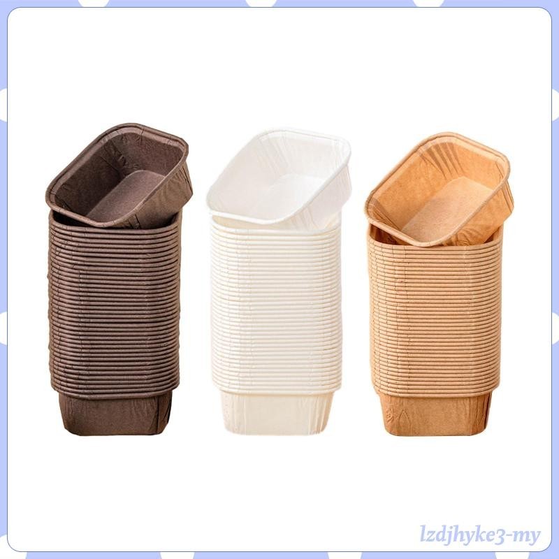 [ 50 Cupcake Cases Baking Paper Cup Holder Heat Resistant DIY Odorless ...