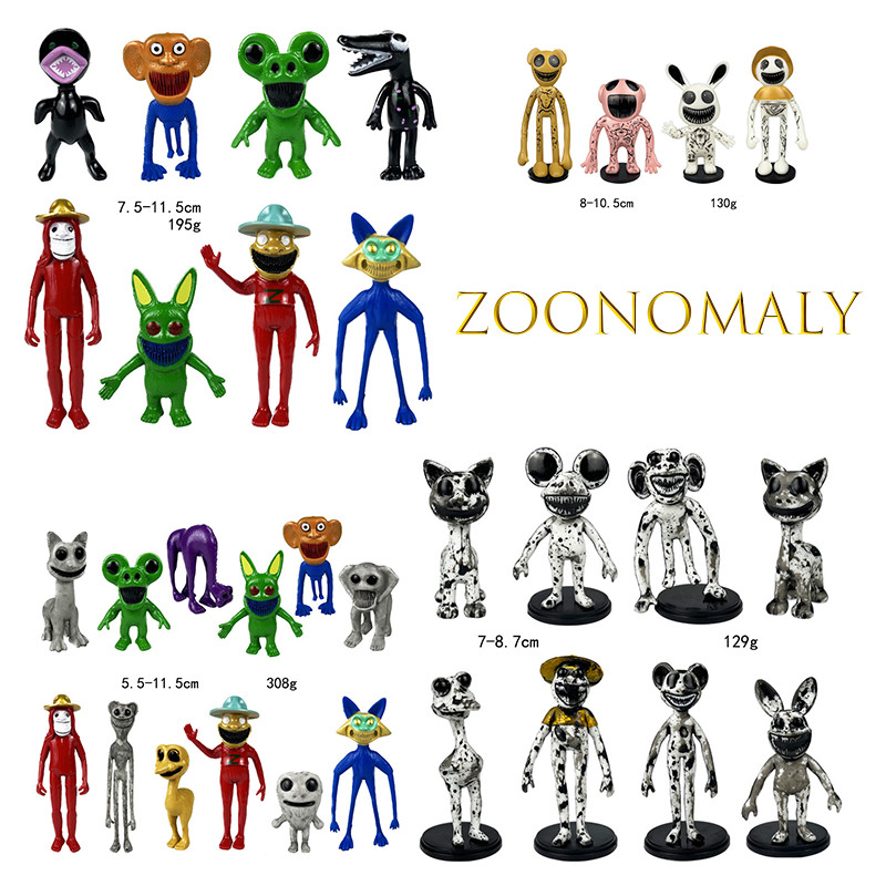 Zoonomaly Action Figure Set 2024 Movable Toys Model Dolls Figurine ...