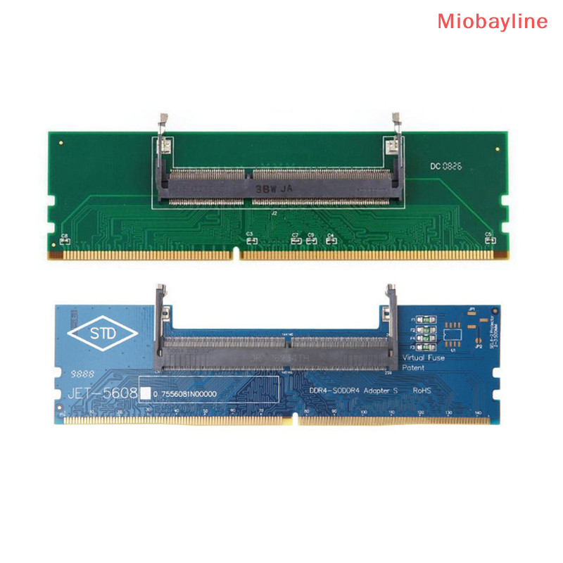 Miobayline Ddr3 Ddr4 Ddr5 Laptop To Desktop Memory Adapter Card So Dimm To Pc Dimm Card Ddr3 9297