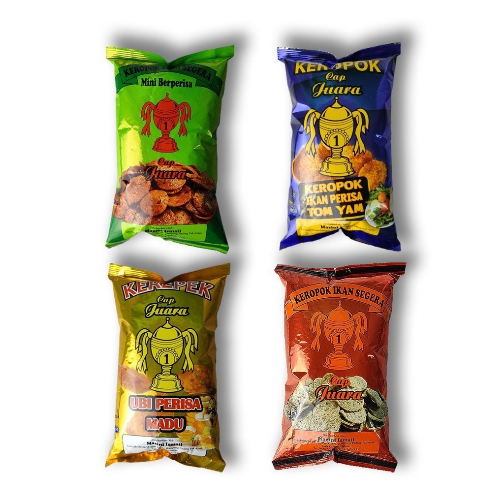 CAP JUARA KEROPOK IKAN / KEREPEK UBI 50G | Shopee Malaysia