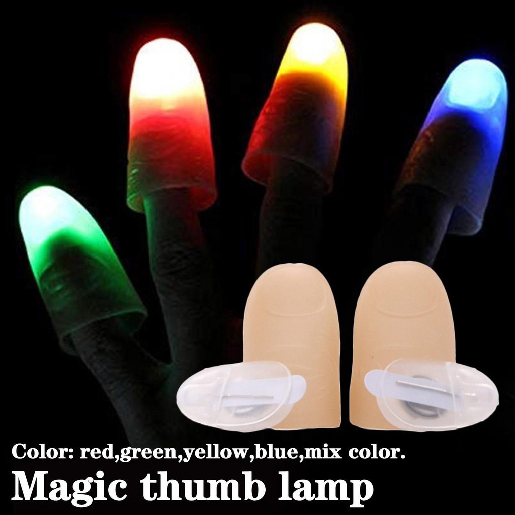 Led Lightup Thumbsfingers Trick For Closeup Magic Performances | Shopee Malaysia