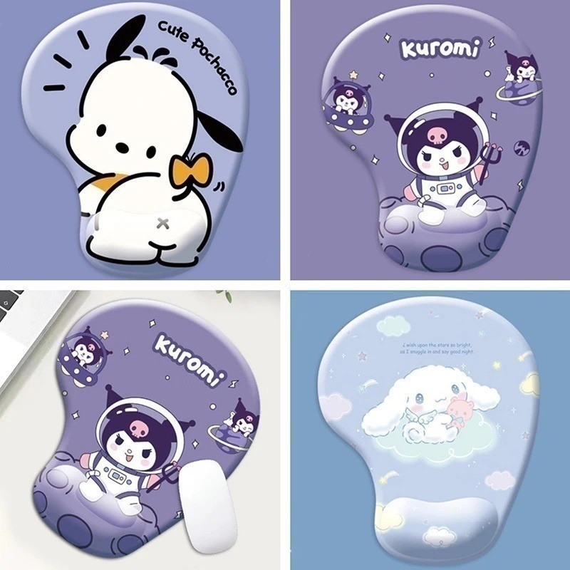 Sanrio Kuromi Cinnamoroll Cartoon Cute Wristband Mousepad Female Non ...