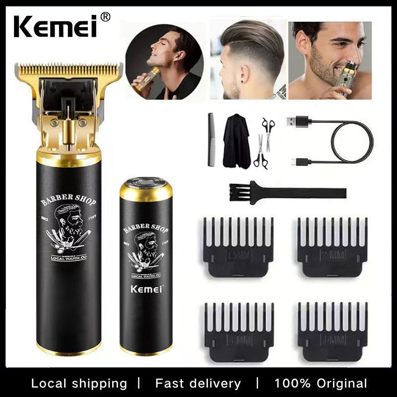 KEMEI KM-T8 Men Mini Electric Shaver Dry And Wet Use USB Rechargeable ...