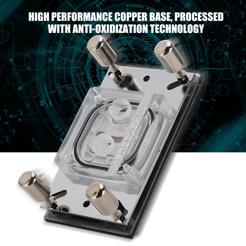Maib Computer CPU Water Cooling Block Waterblock Copper Base with Micro ...