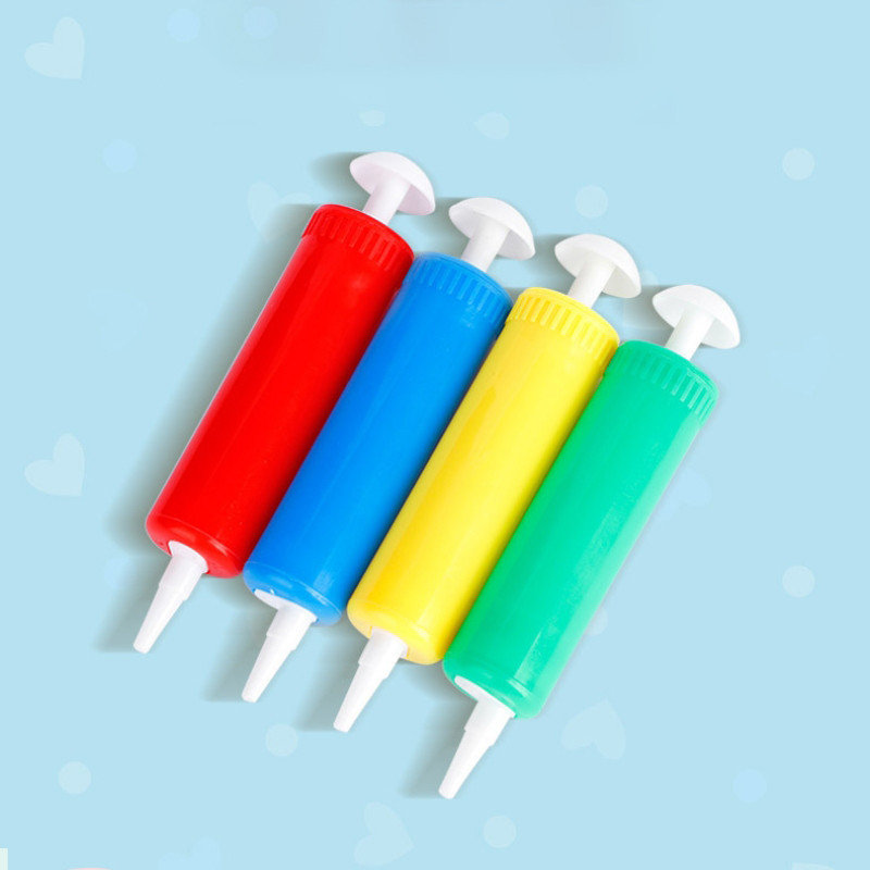Portable Mini Hand Push Pump Inflatable Toy Plastic Manual Inflatable ...