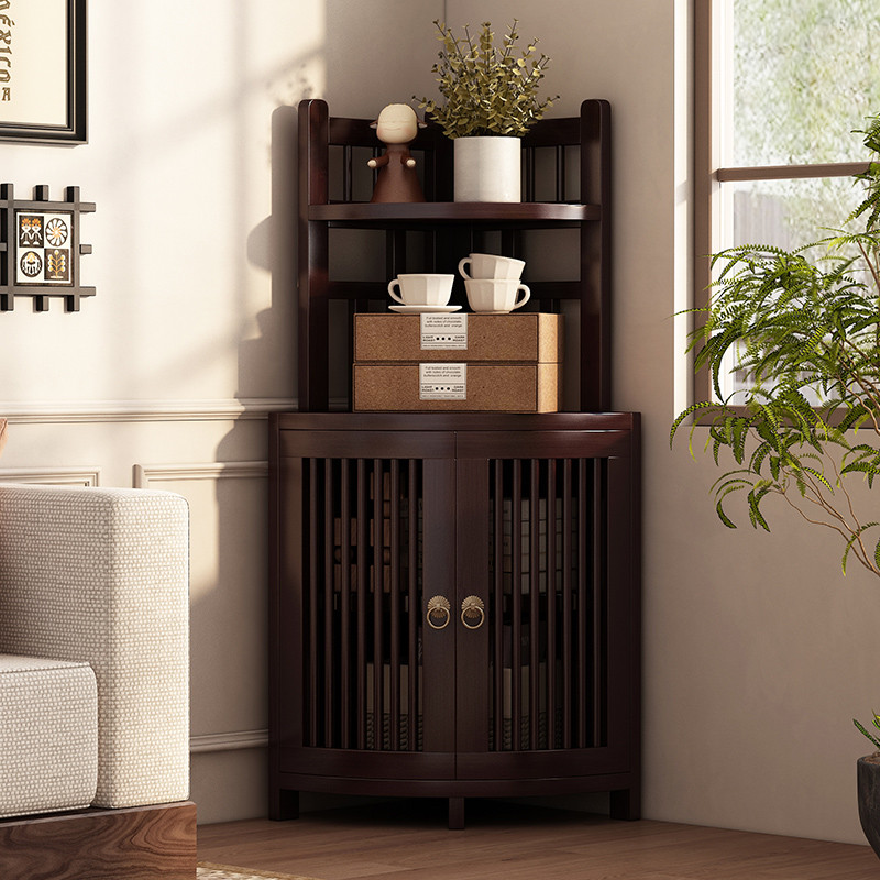 Corner rack new Chinese style corner cabinet corner triangle storage ...