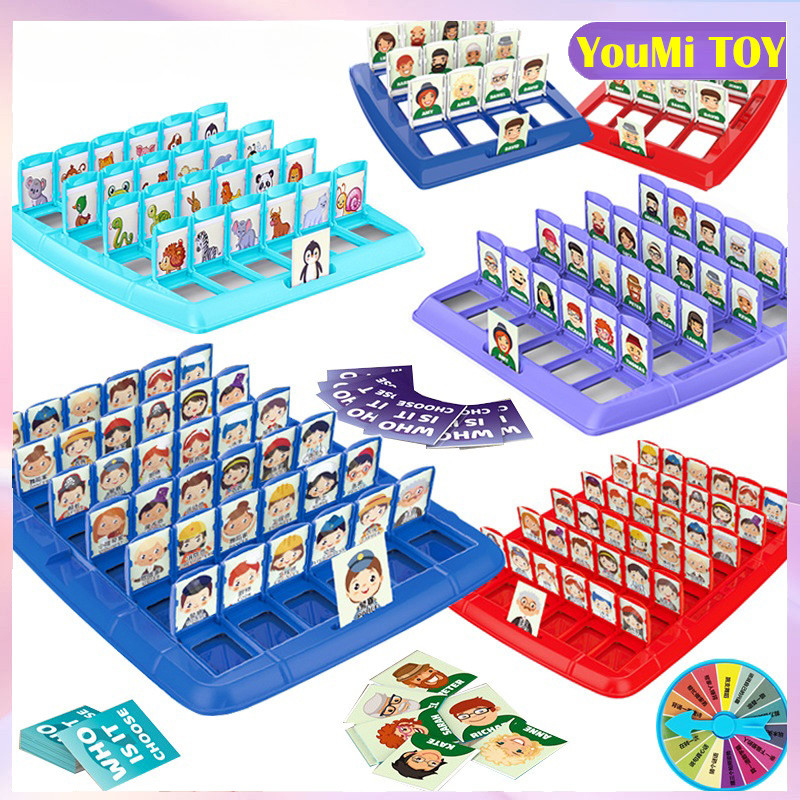 Guess Who Is It Board Game Funny Family Guessing Games Kids Children ...