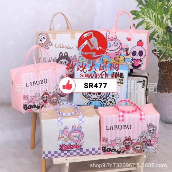 🎀SR477 ~ LABUBU毛毡旅行包 LABUBU Felt Travel Bag🎀 | Shopee Malaysia