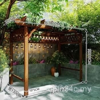 Taman Trellis Anggur mewah Anti-Reput Memanjat Anggur Luar Taman ...