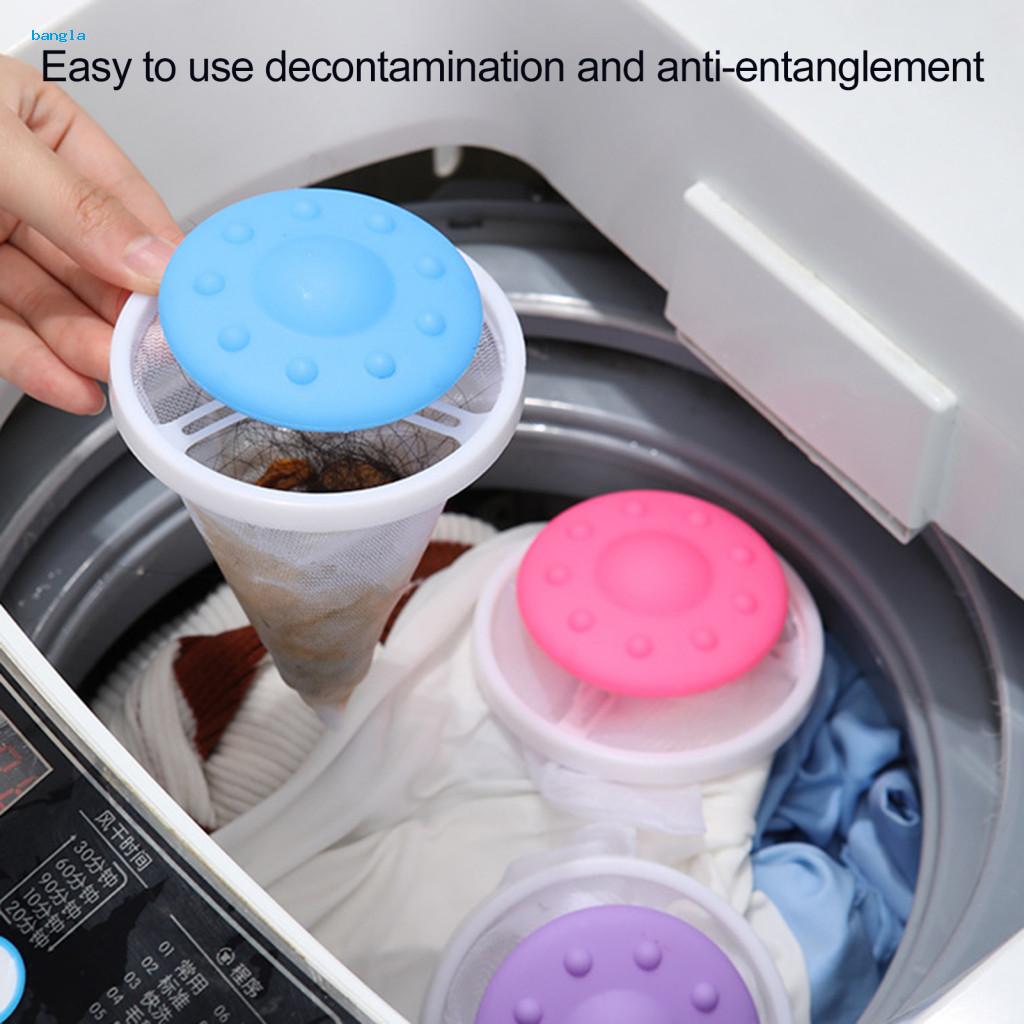 bangla| Clog Prevention Washing Machine Accessory Hair Catcher for ...