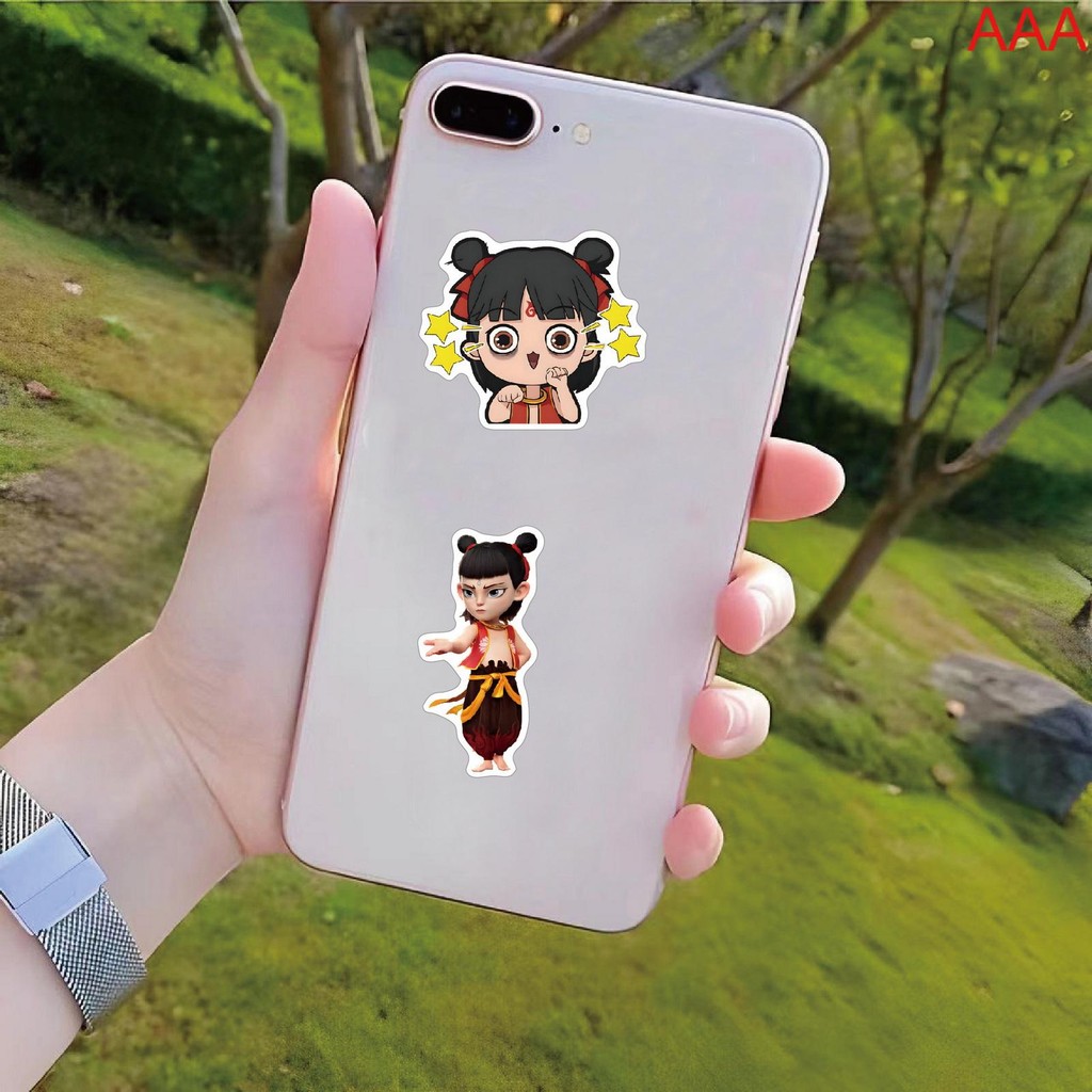 50PCS Nezha Cartoon Stickers Anime Character Stickers Hand Ledger ...