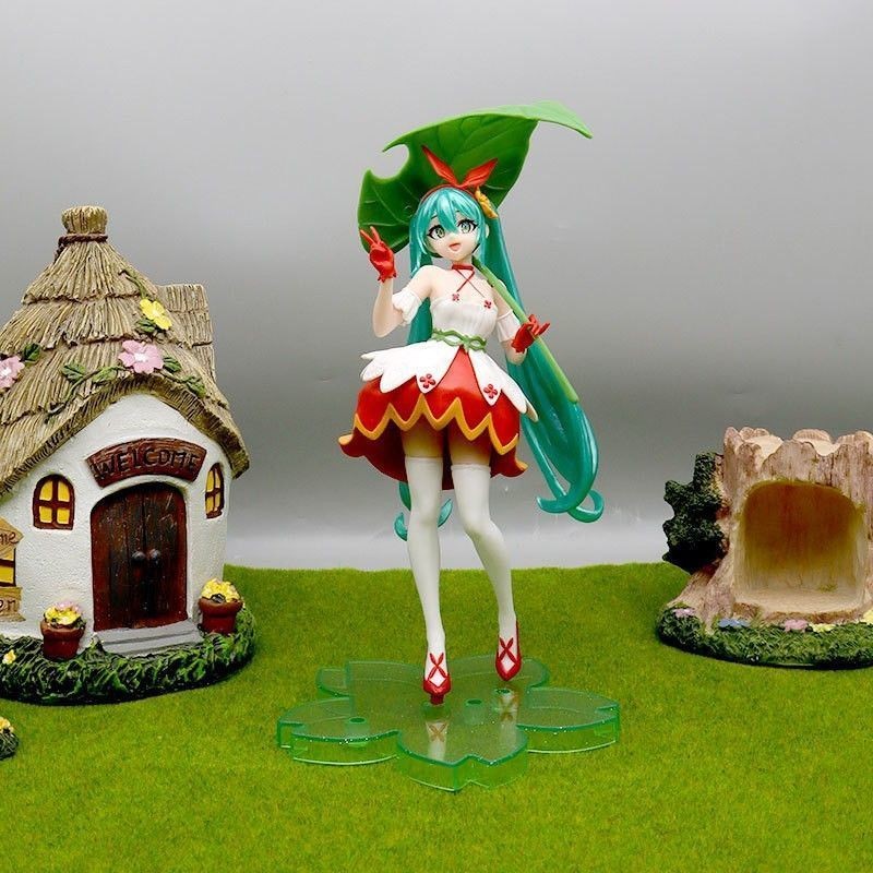 Green Leaf Hatsune Miku Thumb Girl Model Doll Miku Fairy Tale Fairyland ...