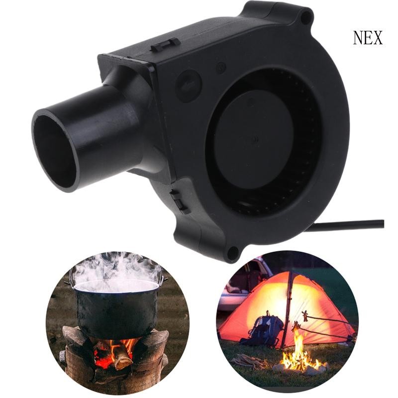 NEX US Plug BBQ Fan Air Blower 12V Large Air Flow 110V 220V AC Powered Fan Variable Speed ...