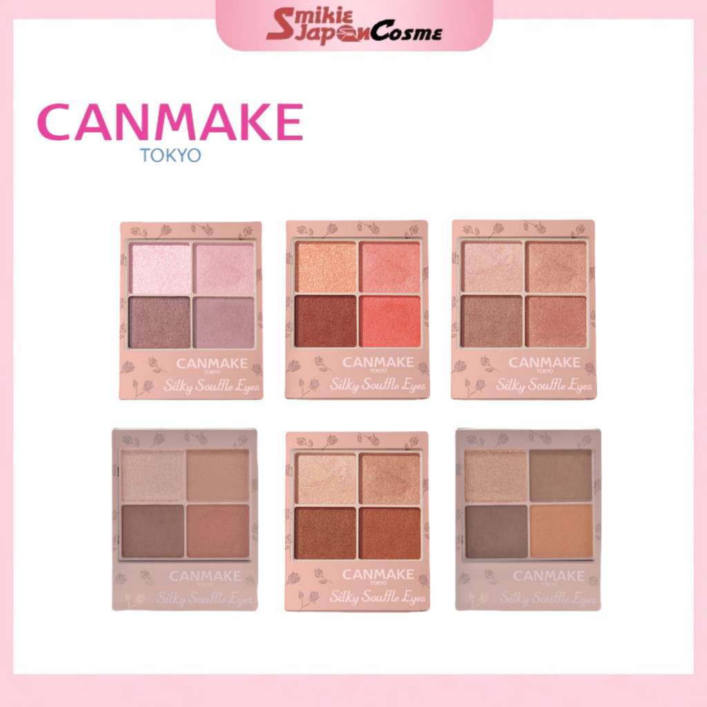 CANMAKE Silky Souffle Eyes (Matte Type) - 6 Shades - Direct From Japan | Shopee Malaysia