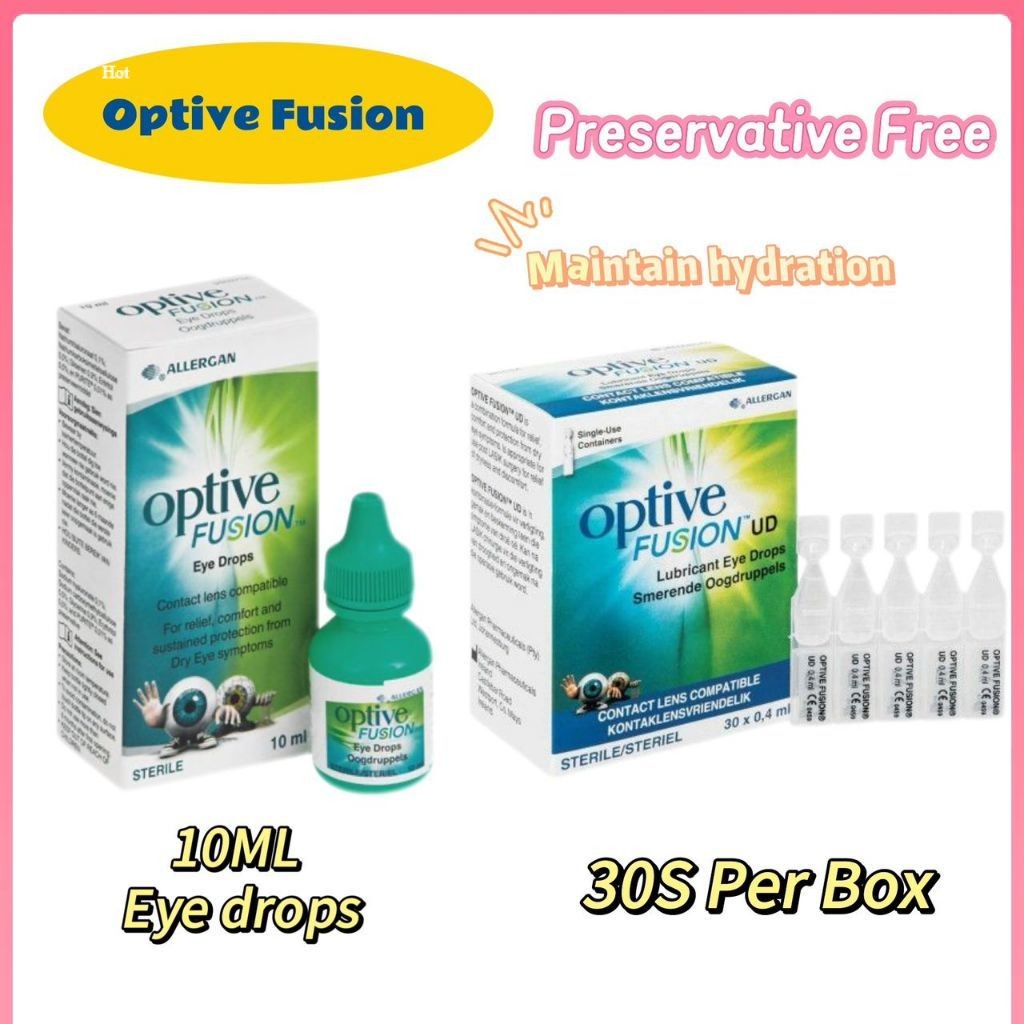 OPTIVE FUSION UD LUBRICANT EYE DROPS - 0.4ML x 30S | Shopee Malaysia