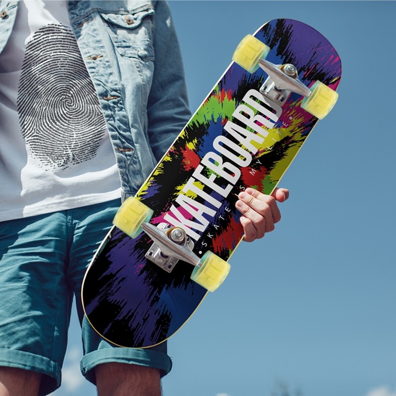 Papan Skate Empat Roda Kanak-kanak untuk Kanak-kanak Lelaki dan ...