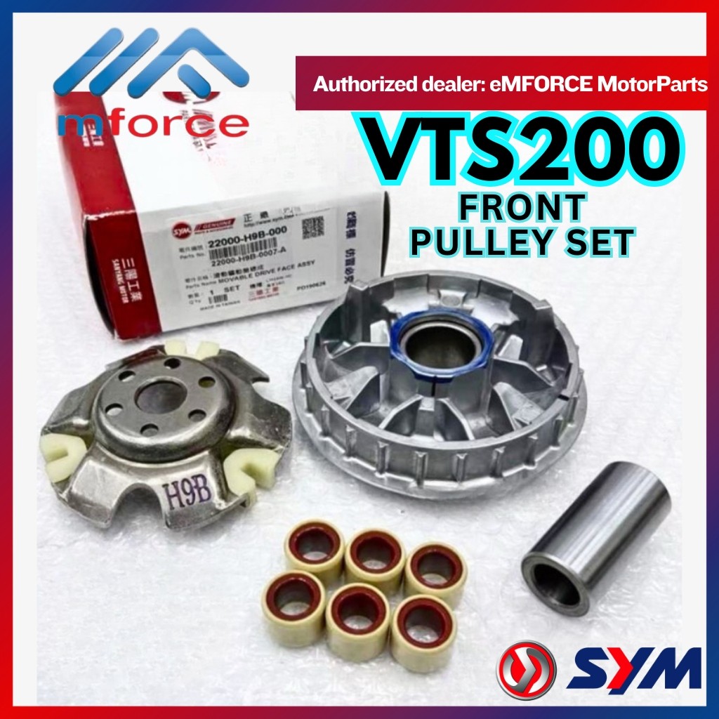 SYM VTS200 VTS 200 SYM200 ELEGAN-150 FRONT PULLEY SET ROLLER BUSH 22000 ...