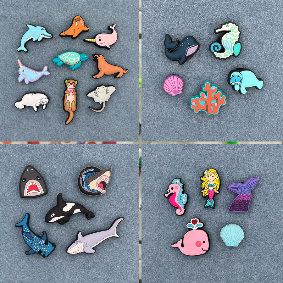 jibbitz Marine animal series Shark unique high quality DIY Shoes ...