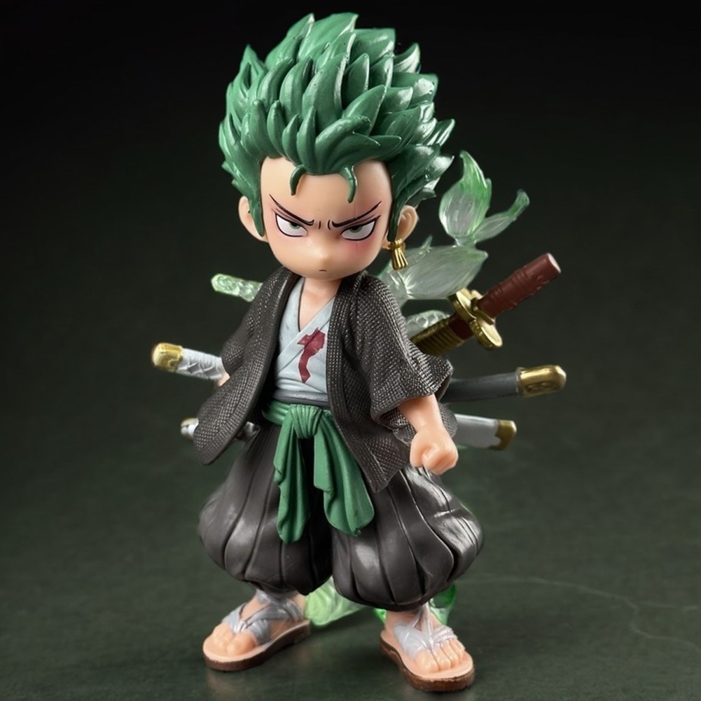 One Piece Figure Q Version Sauron Sauron Three Swords Zoro Desktop ...