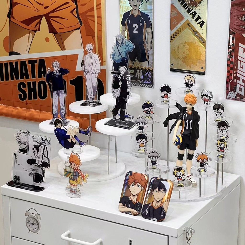 Acrylic Stand Display Stand Round Stepped Stand Storage Rack Anime ...