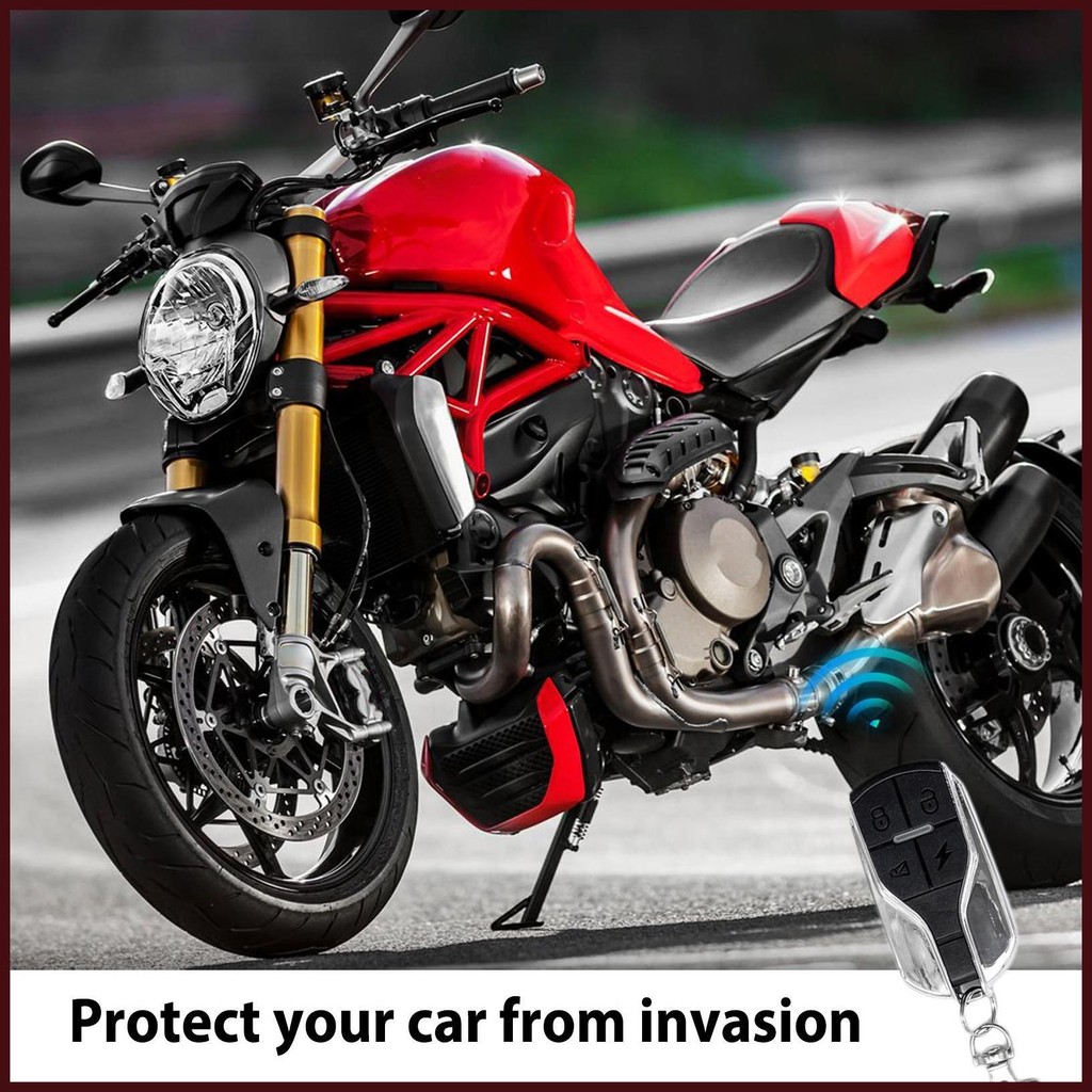 Bike Alarm With Remote Electric Scooter Anti Theft Device Electric ...