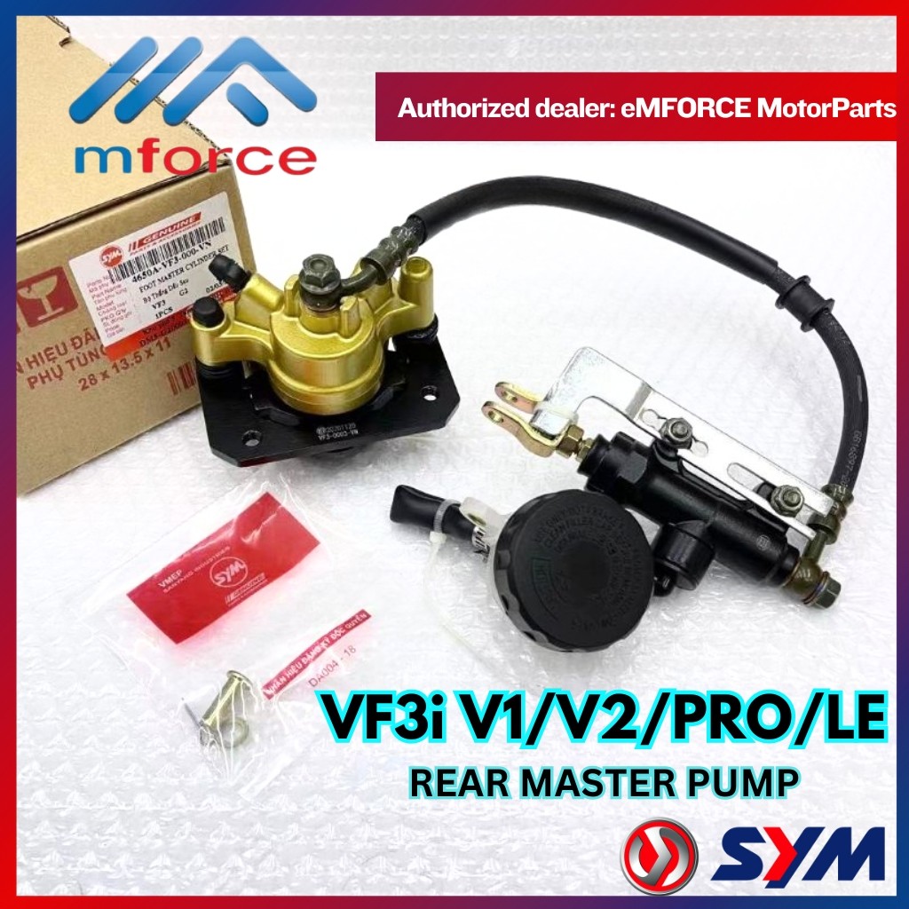 VF3i VF3 LE PRO REAR DISC PUMP/ REAR MASTER PUMP WITH REAR CALIPER ...